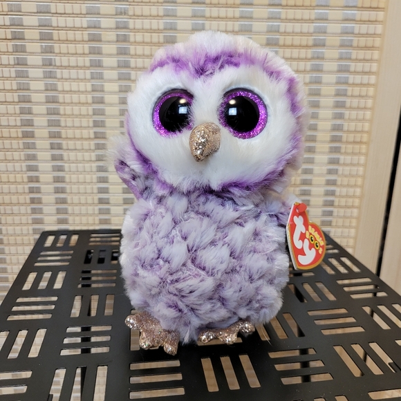 Toys | Ty Beanie Boos Moonlight The Owl Plush Toy | Poshmark